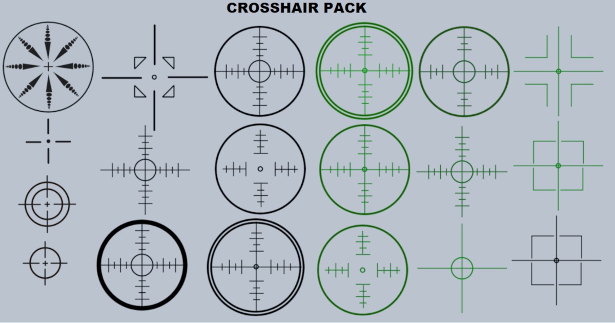 ULTIMATE CROSSHAIR COLLECTION | 2D | Unity Asset Store