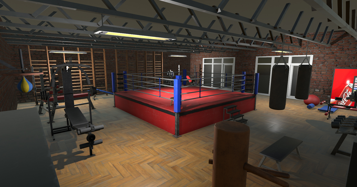 Boxing Gym | 3D Characters | Unity Asset Store