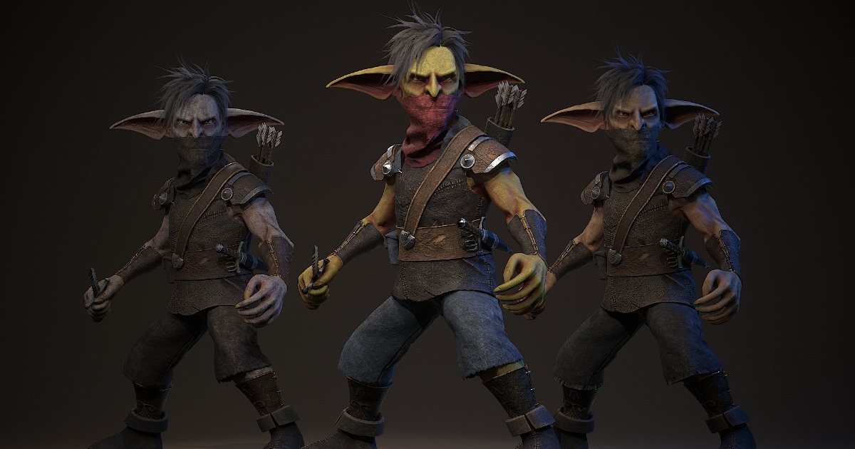 Goblin_Crossbowman | 3D キャラクター | Unity Asset Store