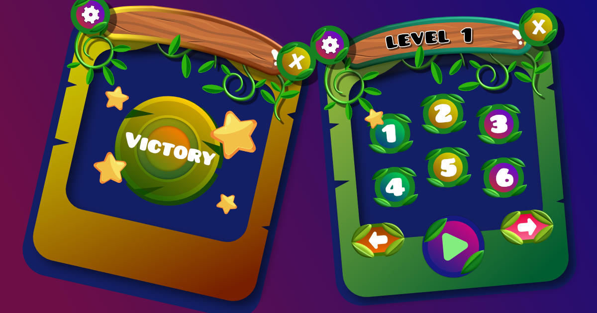 Wood & Vines game asset pack | 2D Icons | Unity Asset Store