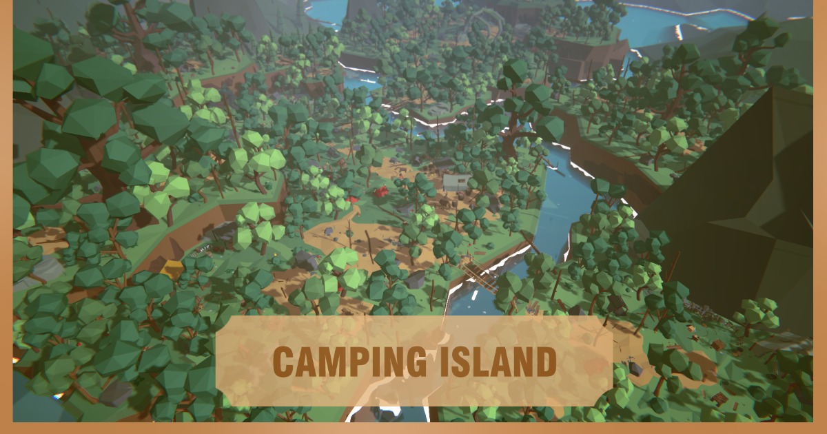 Fancy Camping Island | 3D Fantasy | Unity Asset Store