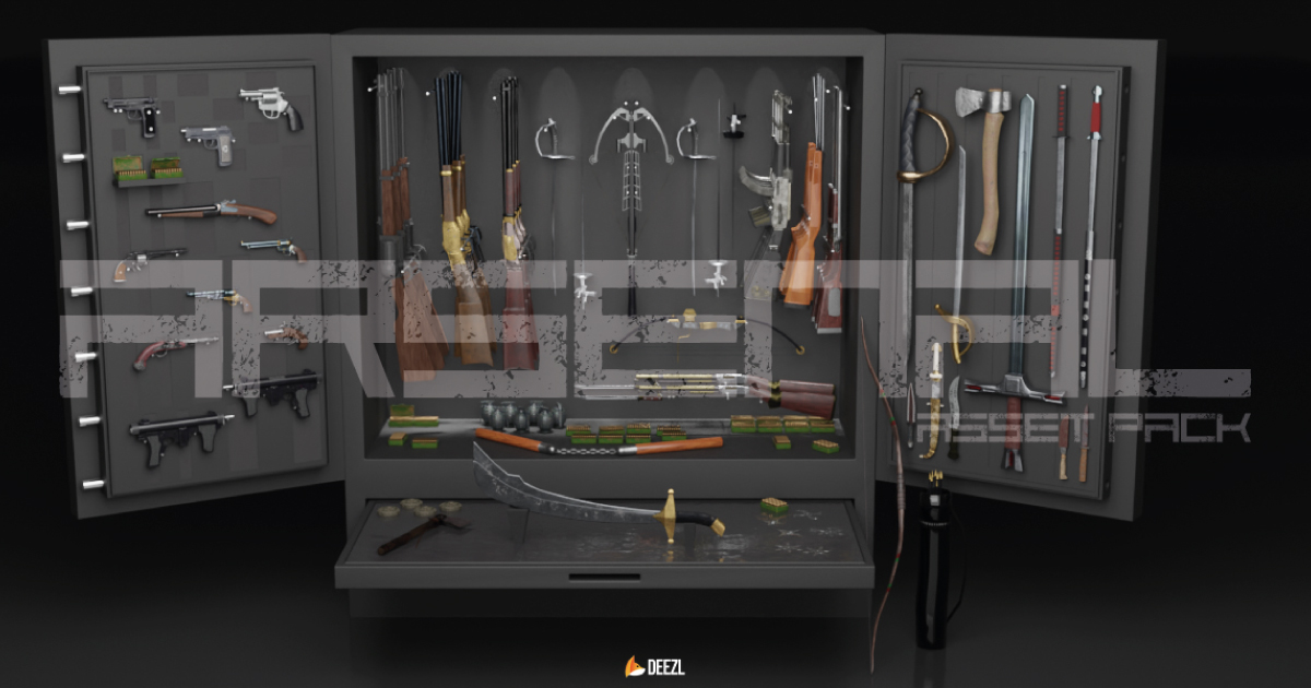 Arsenal (HDRP) | 3D Weapons | Unity Asset Store