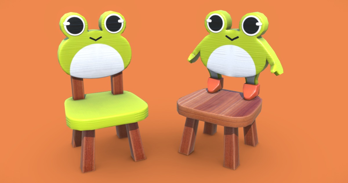 Froggy Chairs | 3D Furniture | Unity Asset Store