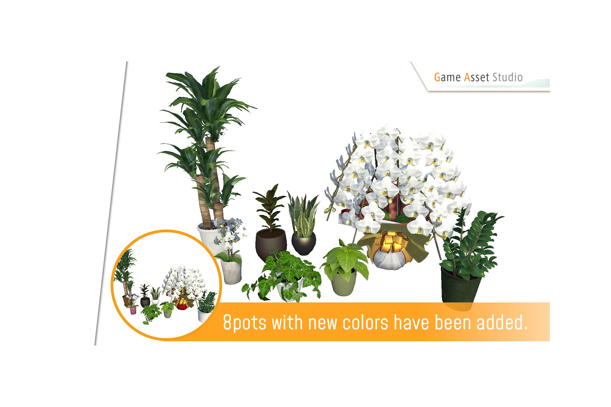 Houseplant Set Vol.2 | 3D Plants | Unity Asset Store