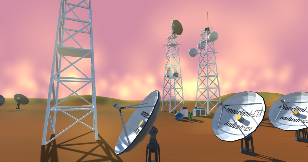 Comms Tower | 3D Sci-Fi | Unity Asset Store
