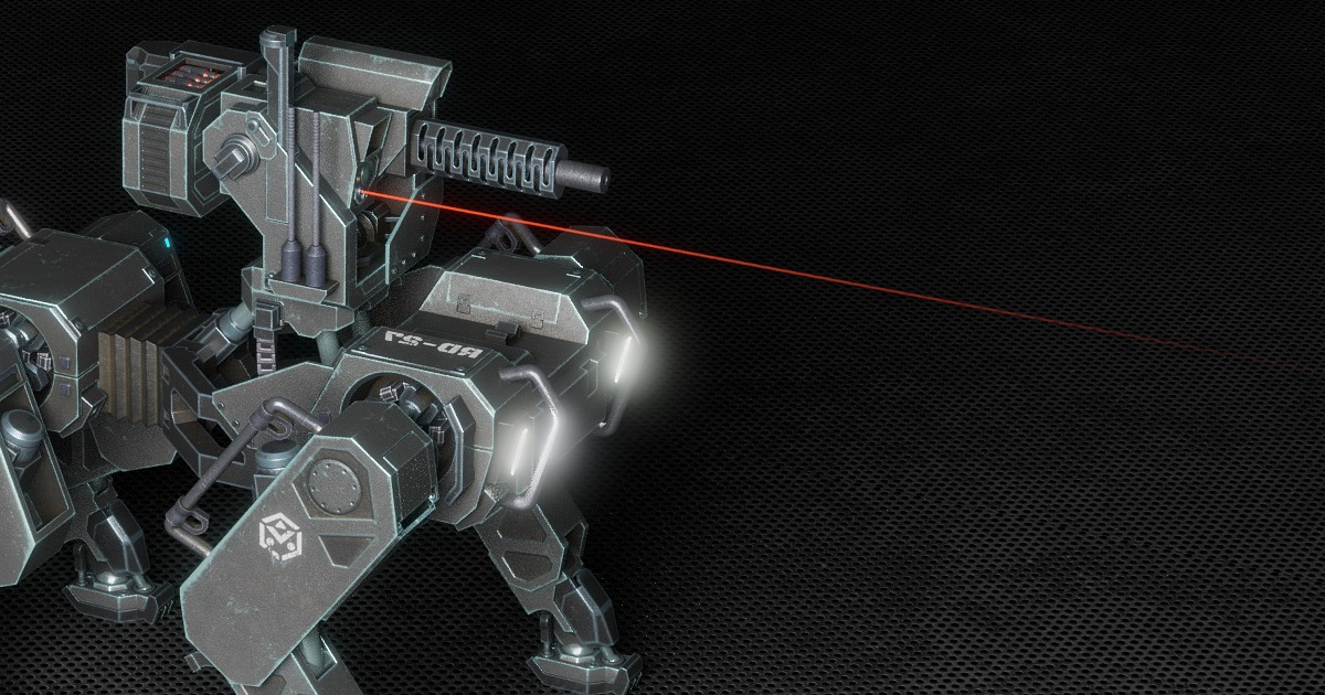 Combat Robot Dog | 3D Robots | Unity Asset Store