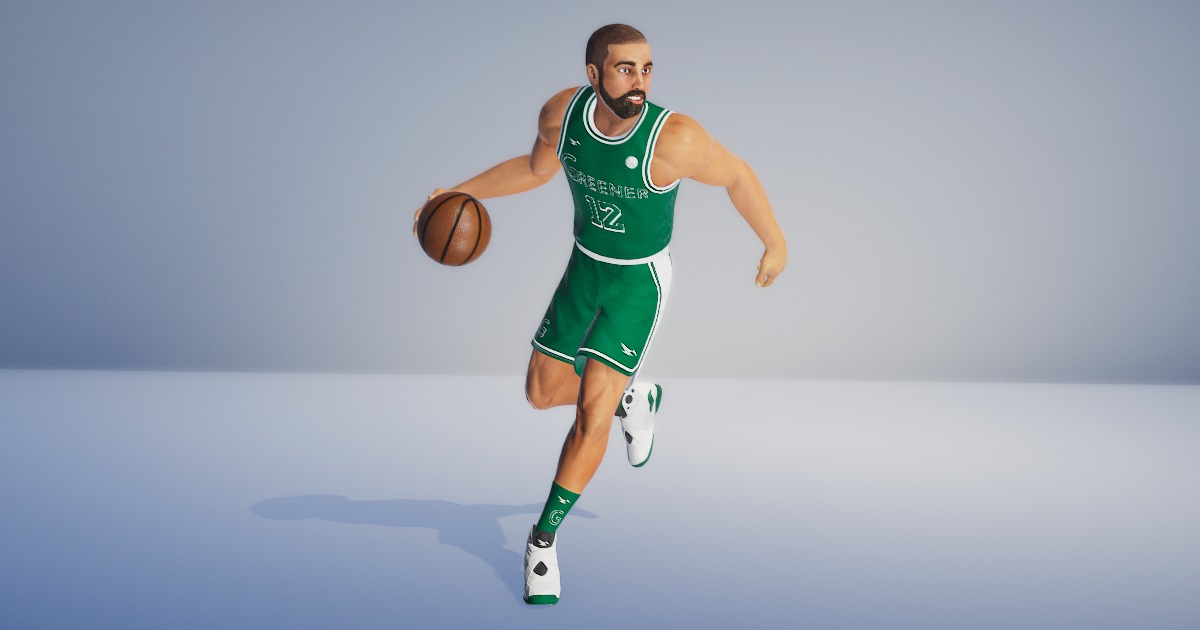 Male Basket Player Animated | Characters | Unity Asset Store