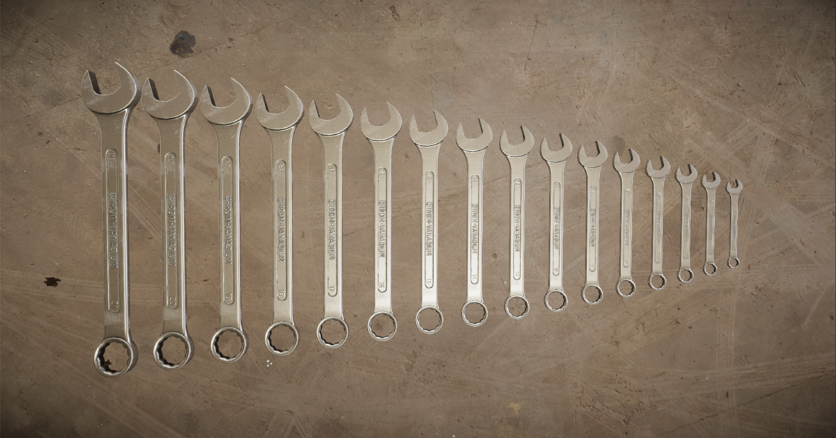 Sizeable Combination Wrench PBR | 3D Tools | Unity Asset Store Sizeable Combination Wrench PBR | 3D Tools | Unity Asset Store