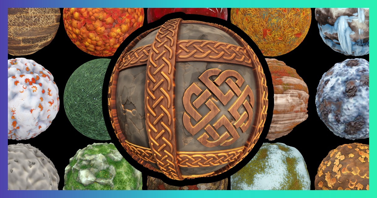 Stylized Viking Textures - RPG Environment | 2D Textures & Materials ...