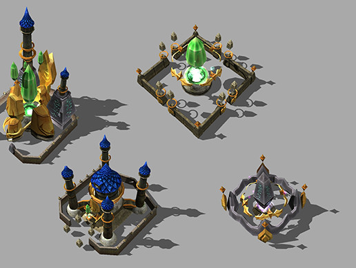 Magical Faction Structures Set | 3D Fantasy | Unity Asset Store