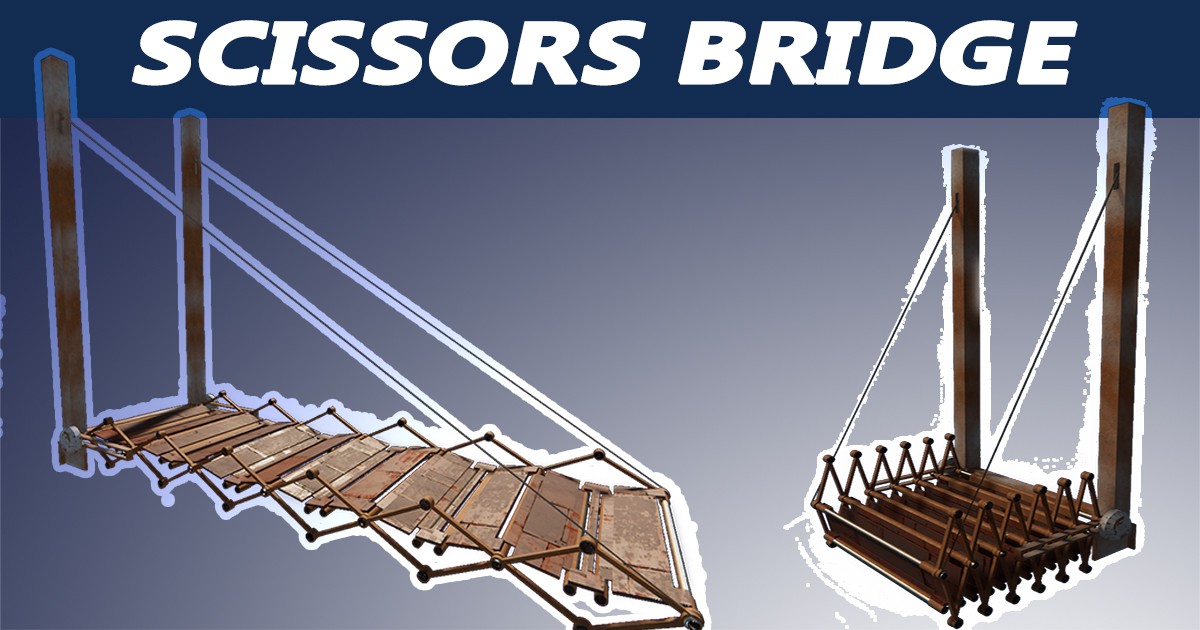 Rusty Scissors Bridge | 3D 소품 | Unity Asset Store