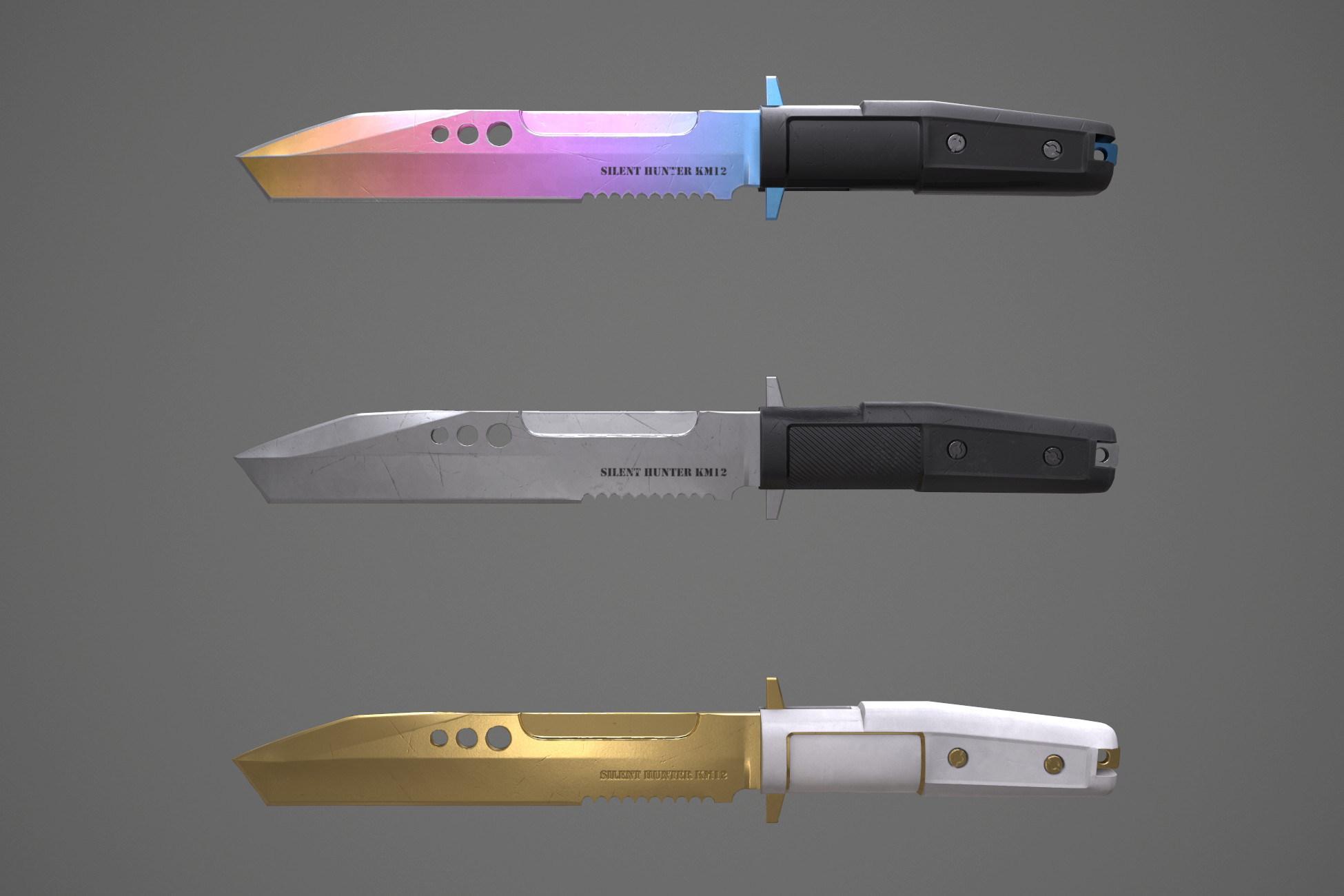 Tactical Knife Silent Hunter | 3D Weapons | Unity Asset Store