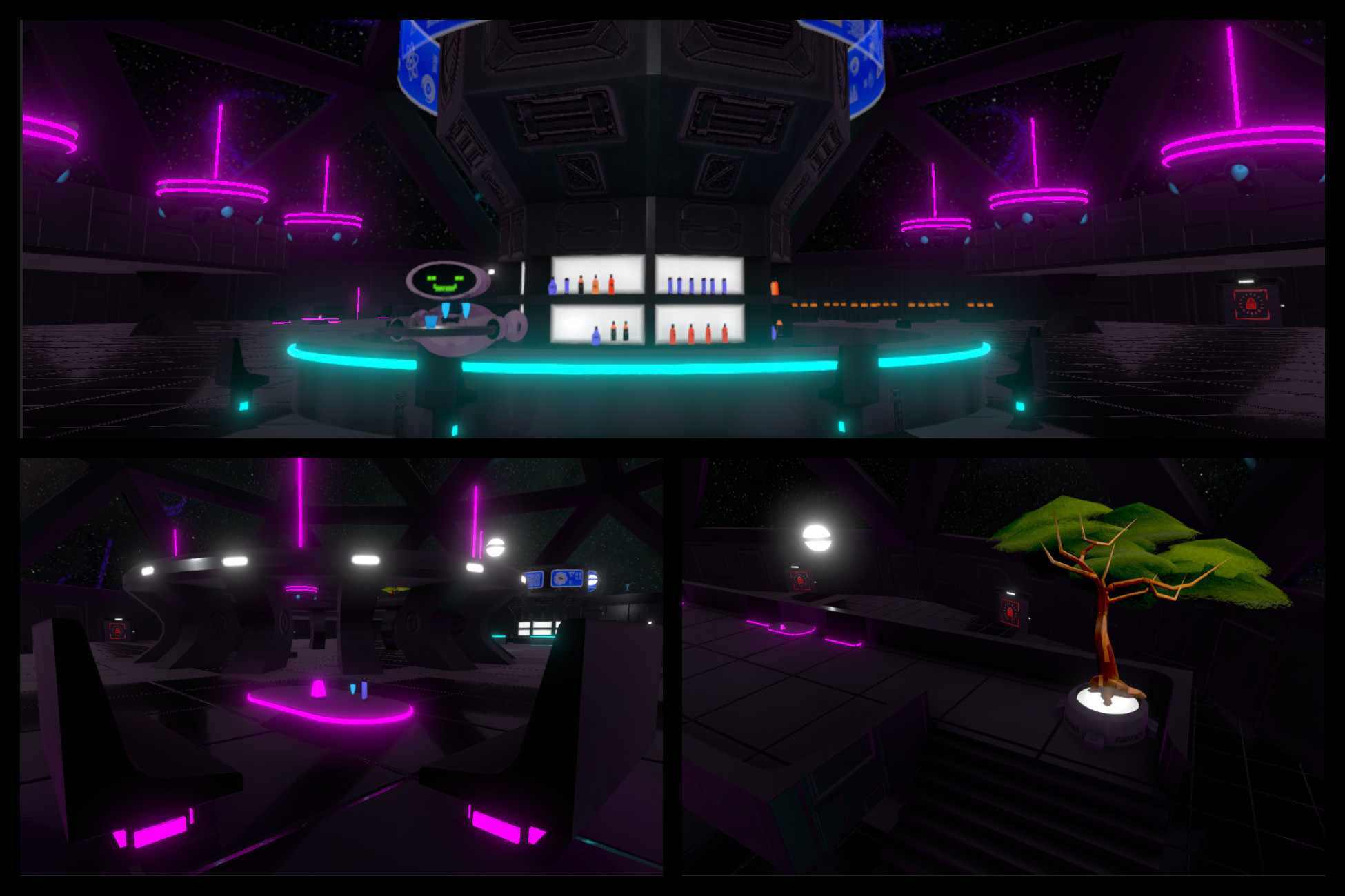 Space Nightclub | 3D Sci-Fi | Unity Asset Store