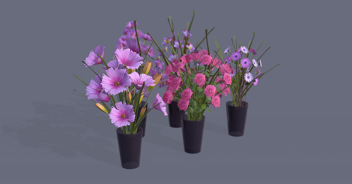Nature Assets - Flower Decorations | 3D Flowers | Unity Asset Store