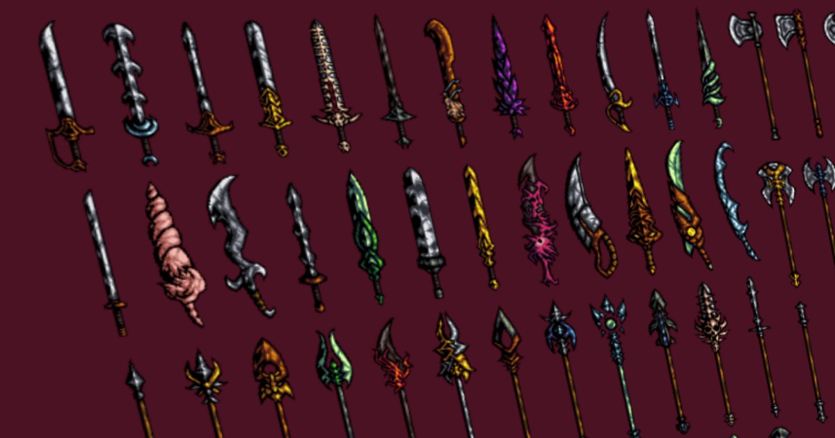 Unique Fantasy Weapons Collection | 2D GUI | Unity Asset Store