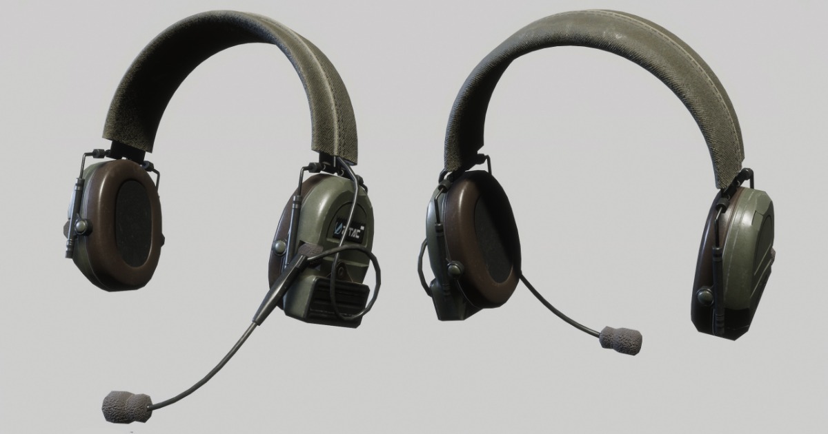 Tactical Headphone A | 3D Electronics | Unity Asset Store