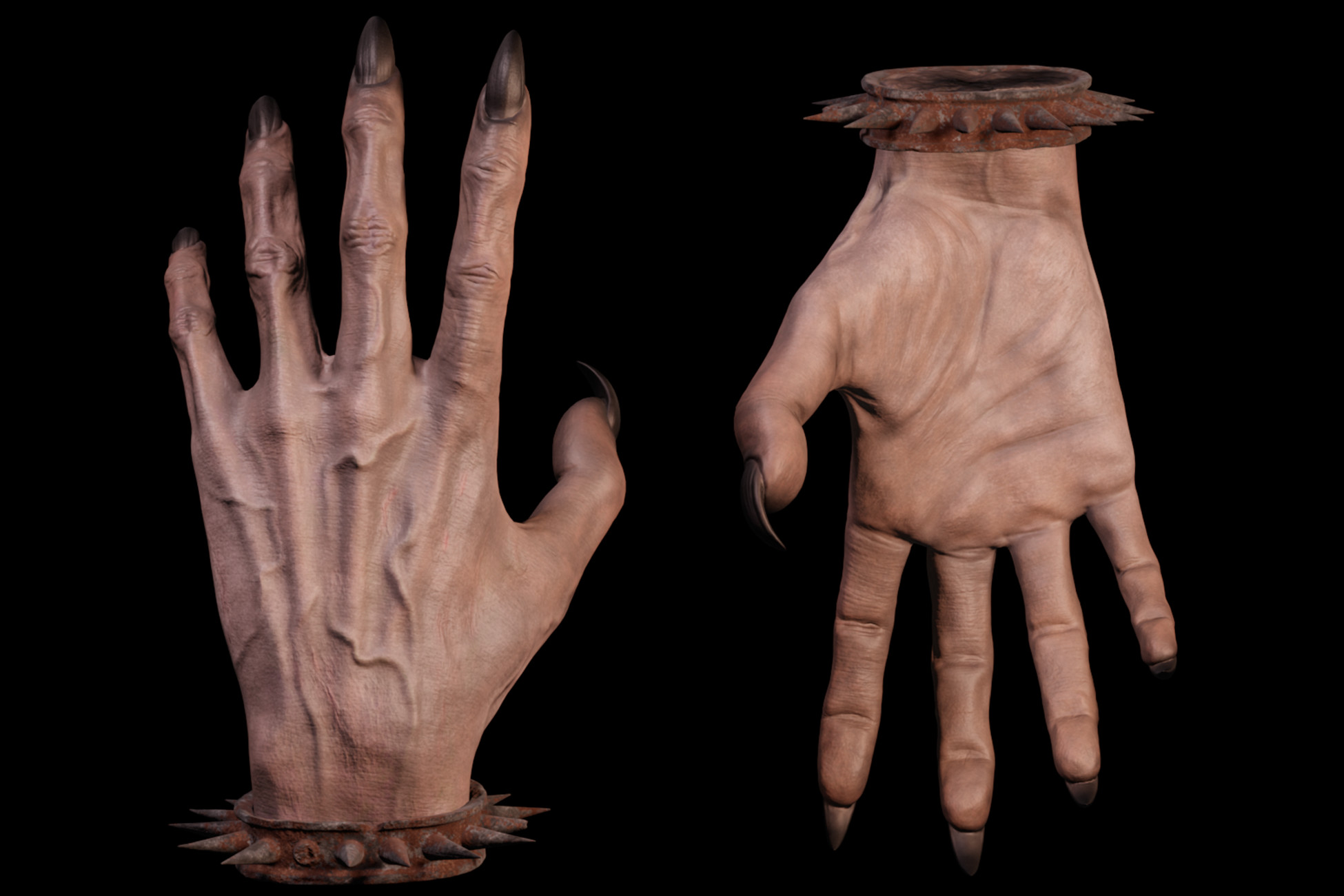 VR Demon Hand (Left & Right) | 3D Humanoids | Unity Asset Store