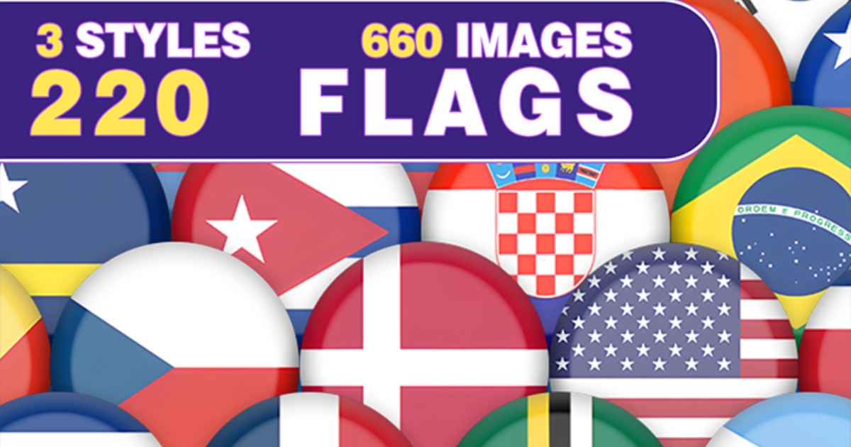 Country Flag Pack | 2D Icons | Unity Asset Store