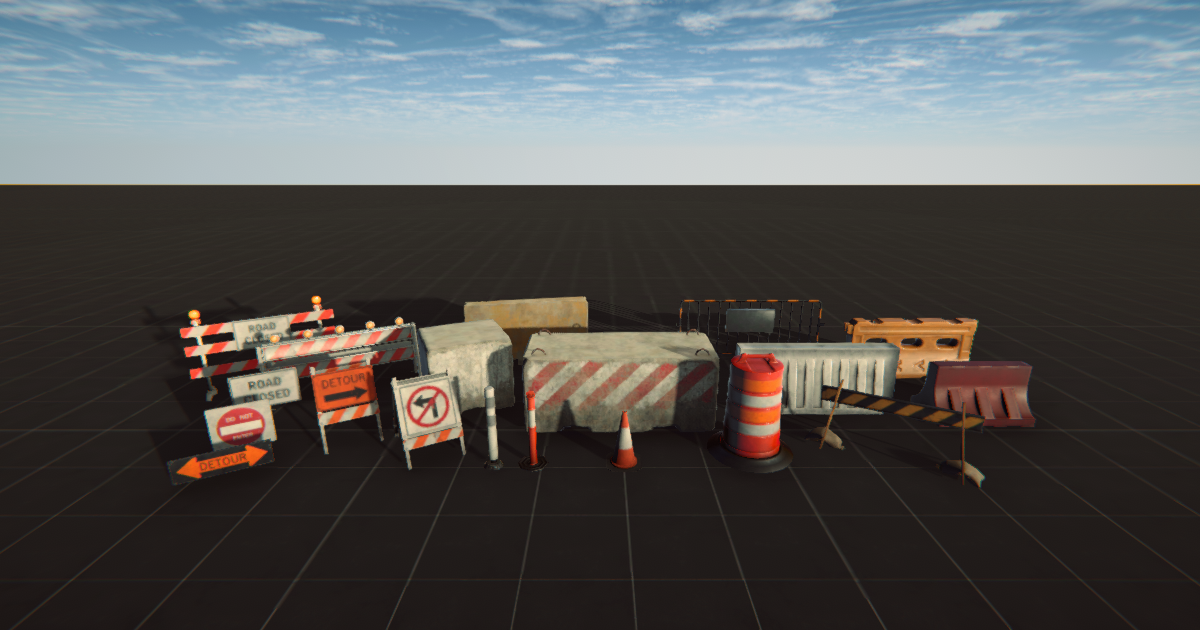 Street Props Vol 01 | 3D Exterior | Unity Asset Store