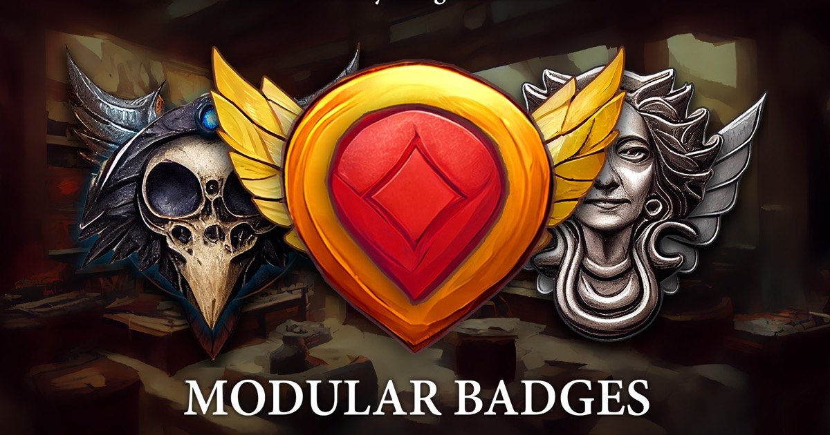 Modular Badges HQ | 2D 图标 | Unity Asset Store
