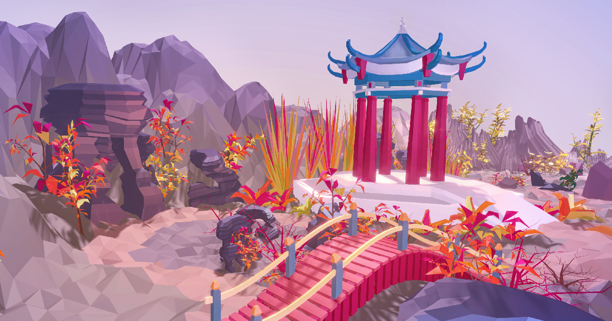 Arbours and Plants Low Poly Asset | 3D Environments | Unity Asset Store