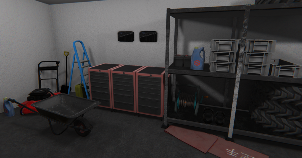Garage - interior and props | 3D Props | Unity Asset Store