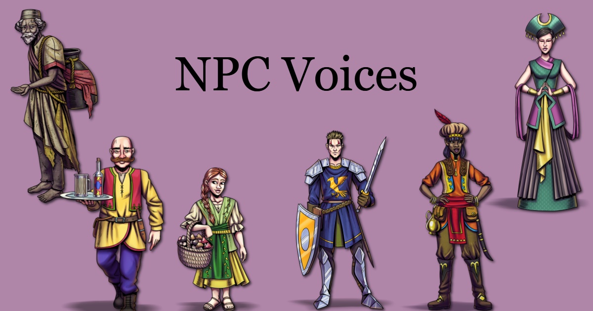 NPC voice bundle | Voices Sound FX | Unity Asset Store