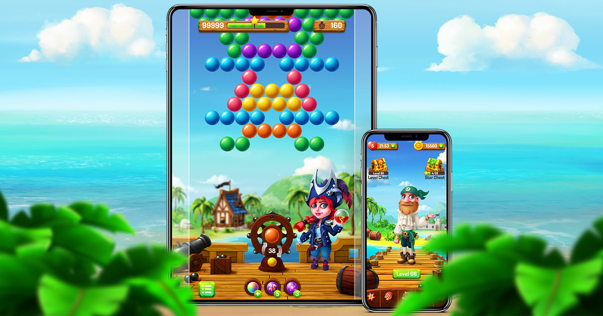 MK Bubble Shooter Kit • Pirate Pop Game Template | Systems | Unity ...