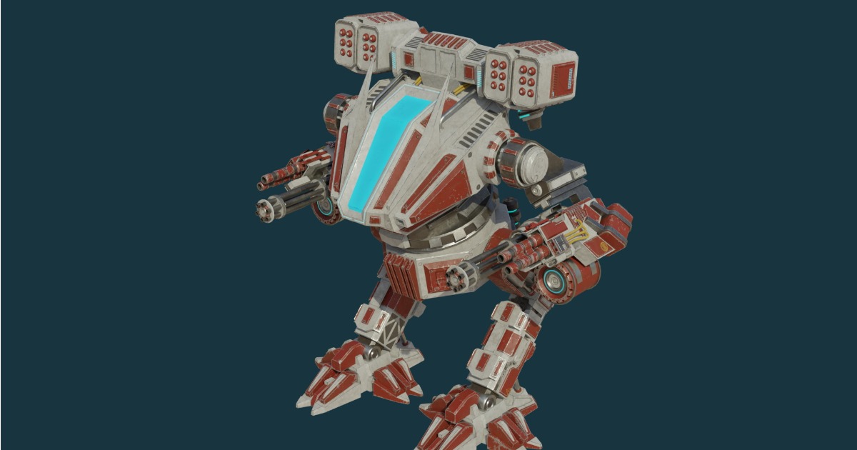 Mech mr. PEW PEW | 3D Robots | Unity Asset Store