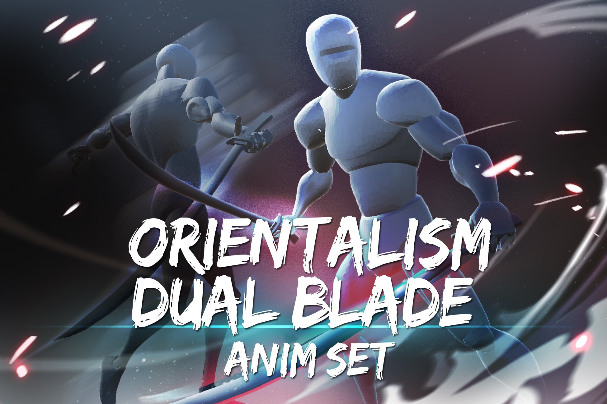 Orientalism Dual Blade Anim Set | 3D Animations | Unity Asset Store