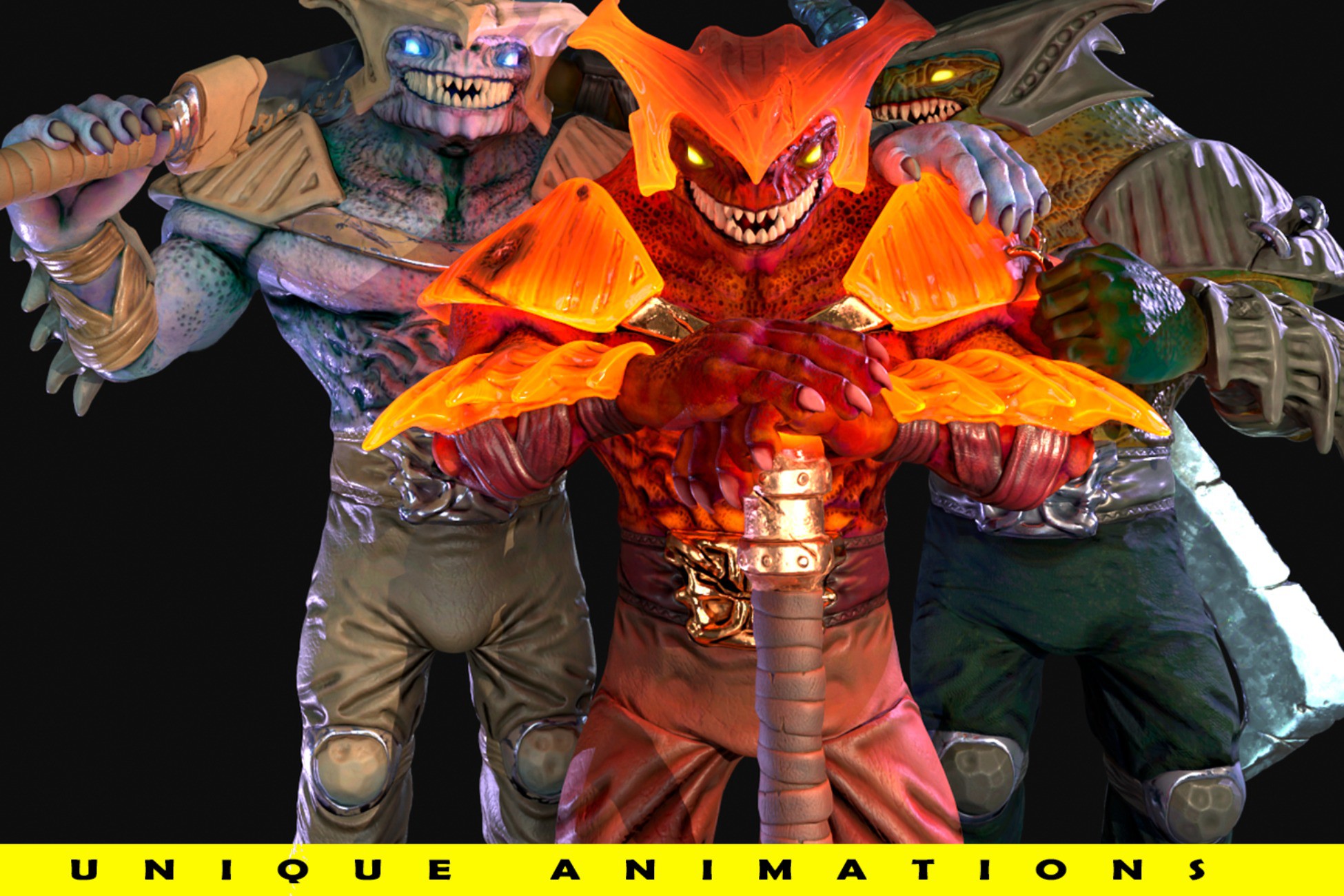 Reptile_Dragonite | 3D Creatures | Unity Asset Store