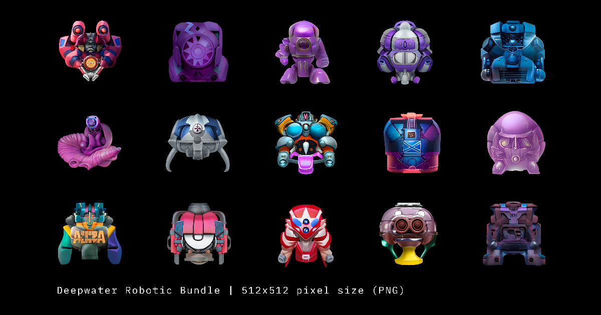 Deepwater Robotic Bundle 2D | 2D | Unity Asset Store