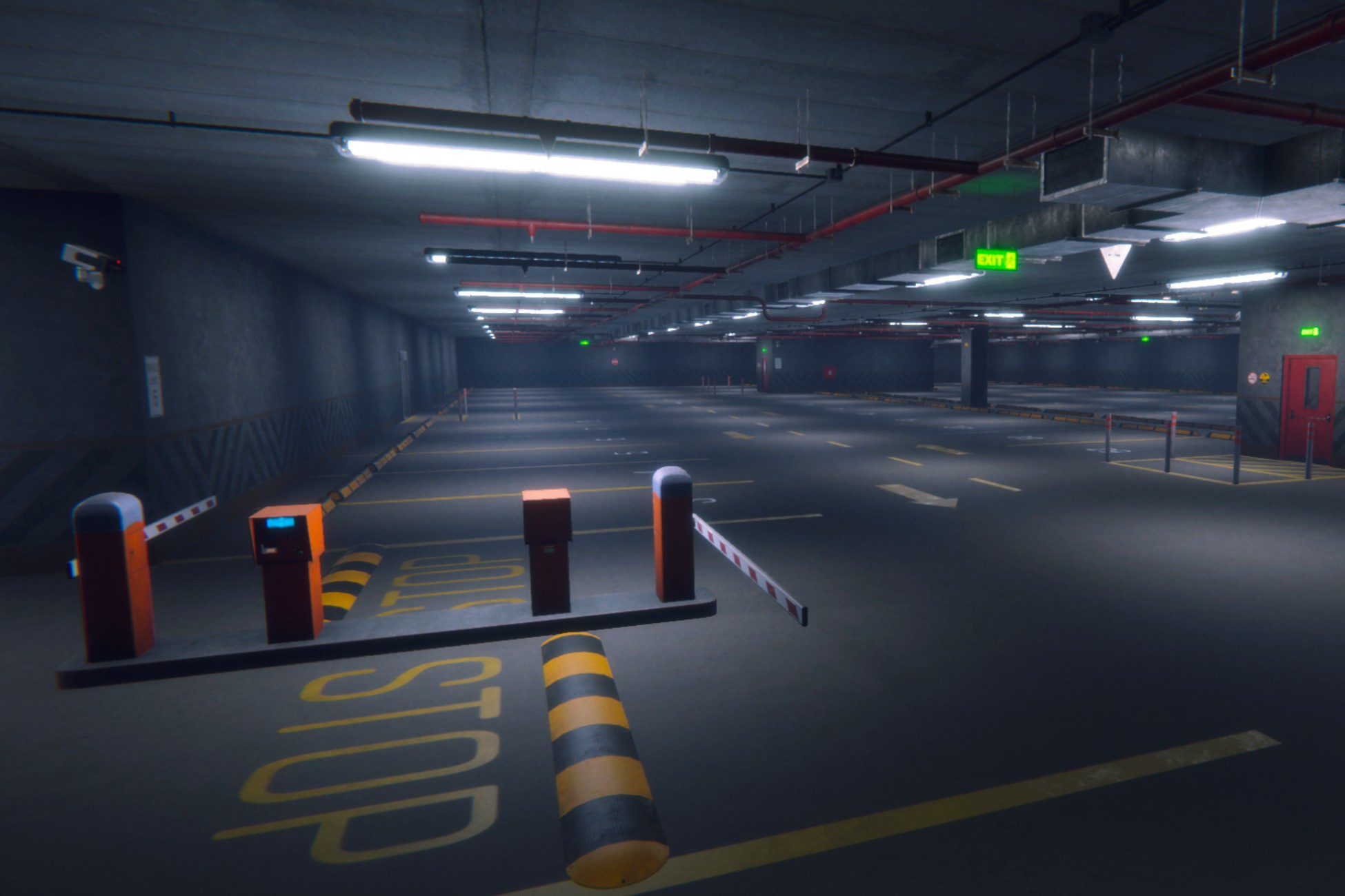 HQ Parking Kit | 3D Industrial | Unity Asset Store