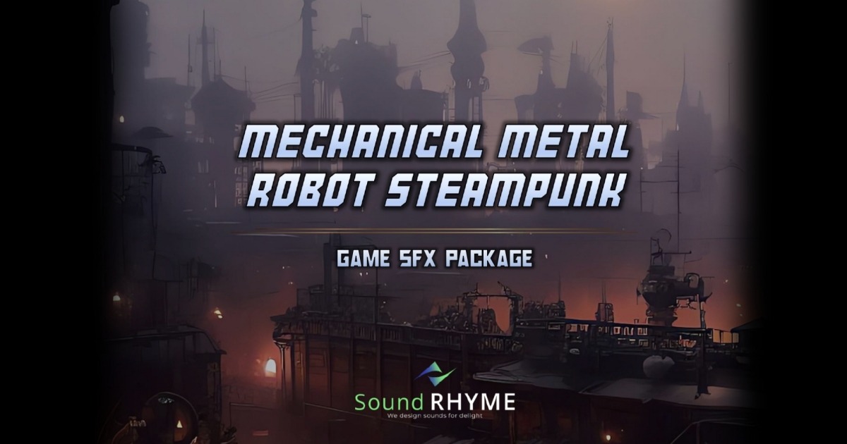 Mechanical Metal Robot Steampunk SFX Pack | Audio Sound FX | Unity ...