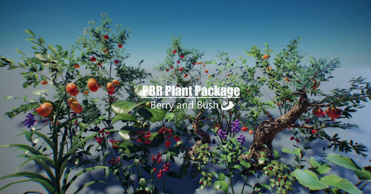 Bush And Berry | 3D Vegetation | Unity Asset Store
