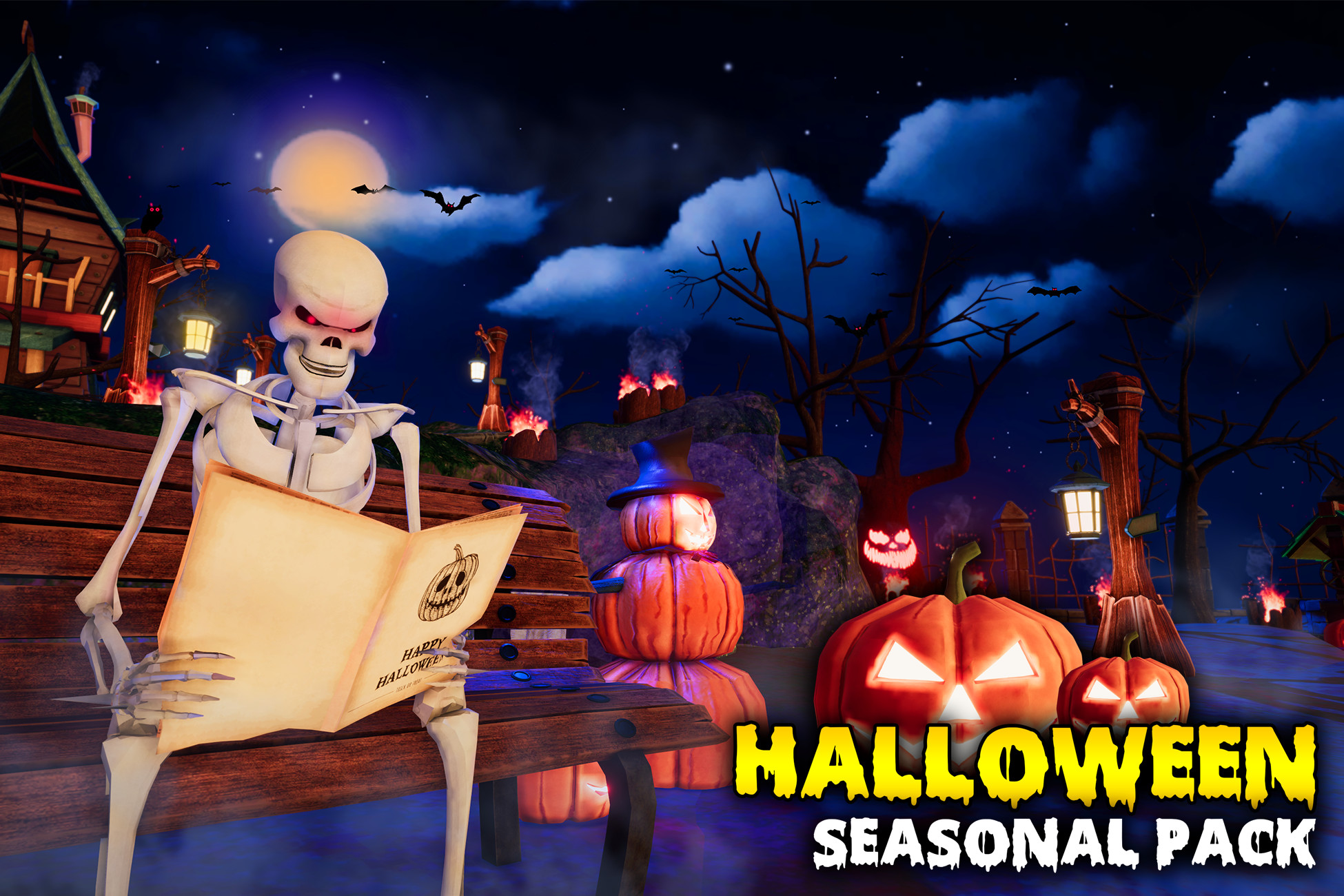 Halloween Seasonal Pack | 3D Fantasy | Unity Asset Store