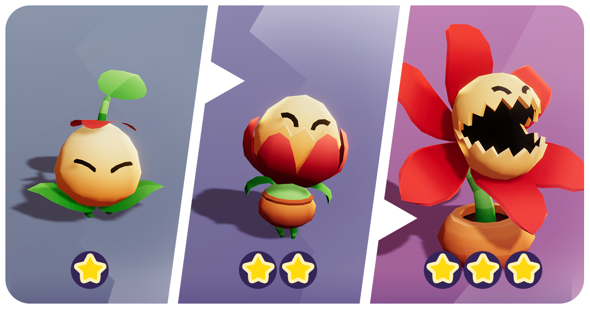 Seed Sprout Flower Evolution Pack Cute Series | 3D Creatures | Unity ...