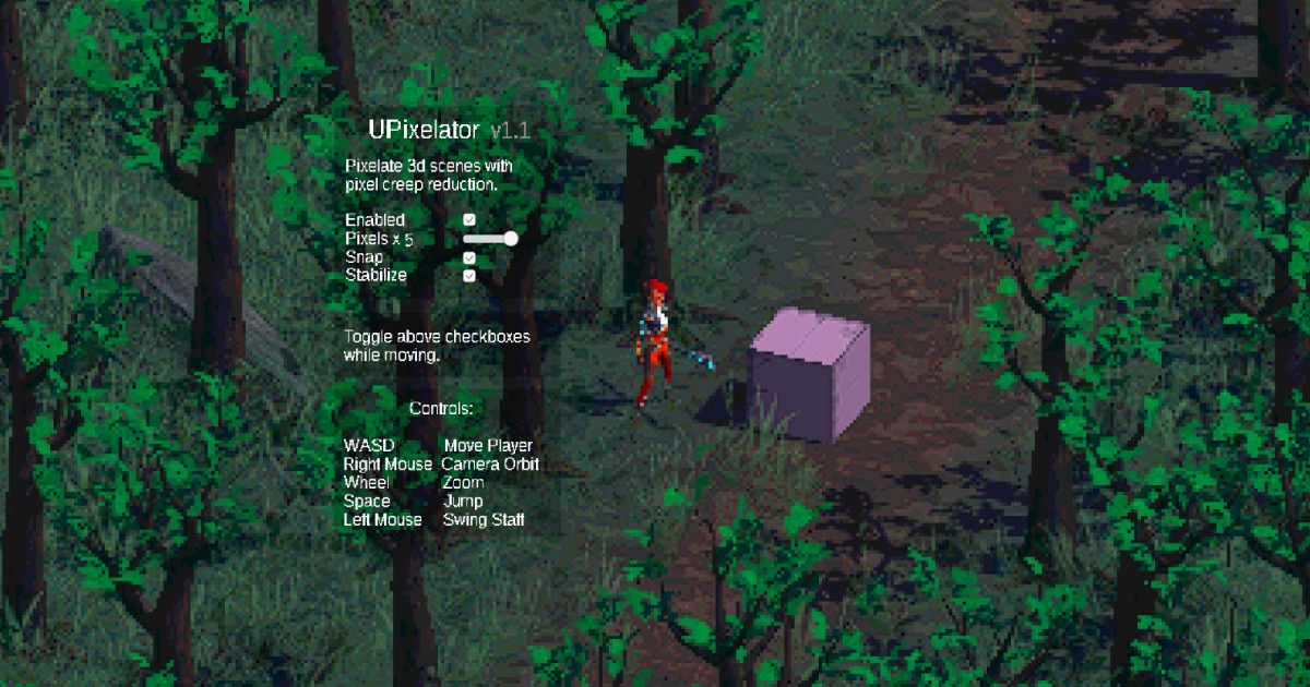 UPixelator - Pixelize 3d Scenes | Camera | Unity Asset Store