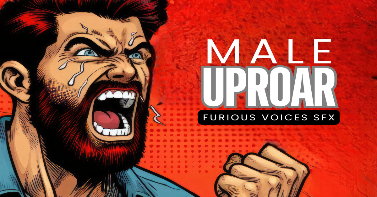 MALE UPROAR: Furious Voices SFX | Voices Sound FX | Unity Asset Store