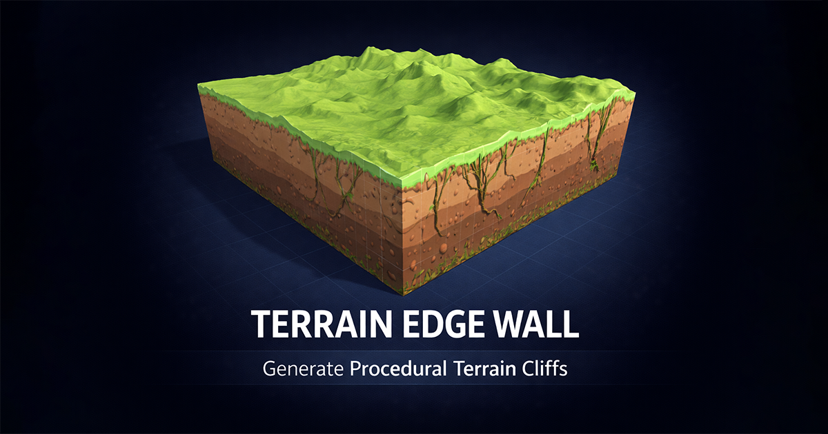 Terrain Edge Wall | Level Design | Unity Asset Store