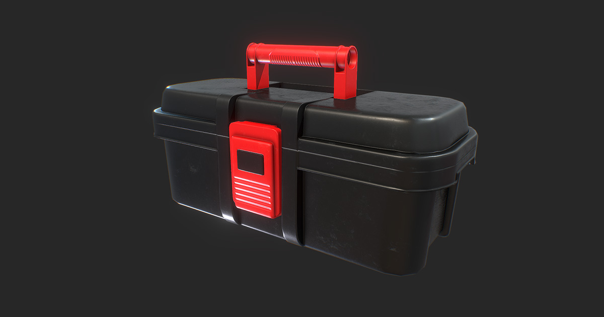 Toolbox – Game-Ready 3D Model | 3D Props | Unity Asset Store