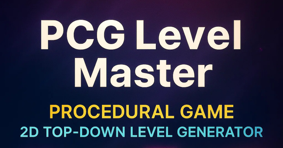 PCG Level Master | Level Design | Unity Asset Store