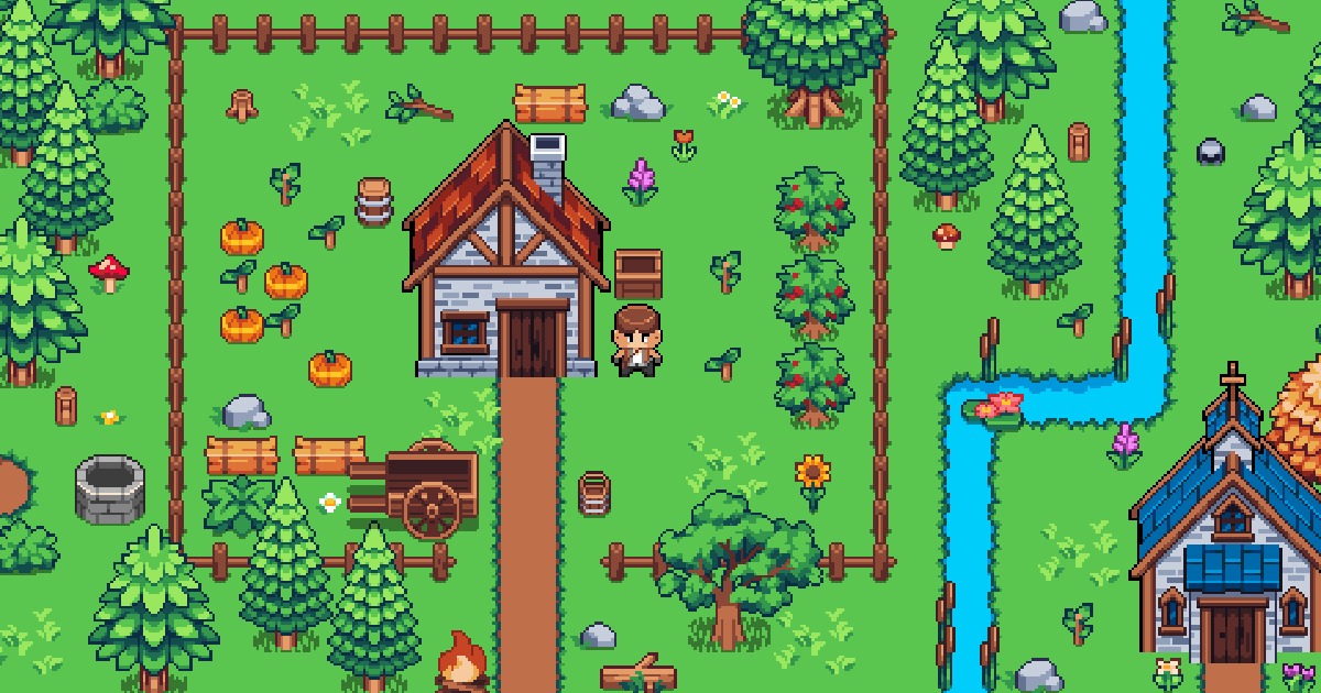 Pixel Lands: Top-Down Tilesets [BETA] | 2D Environments | Unity Asset Store