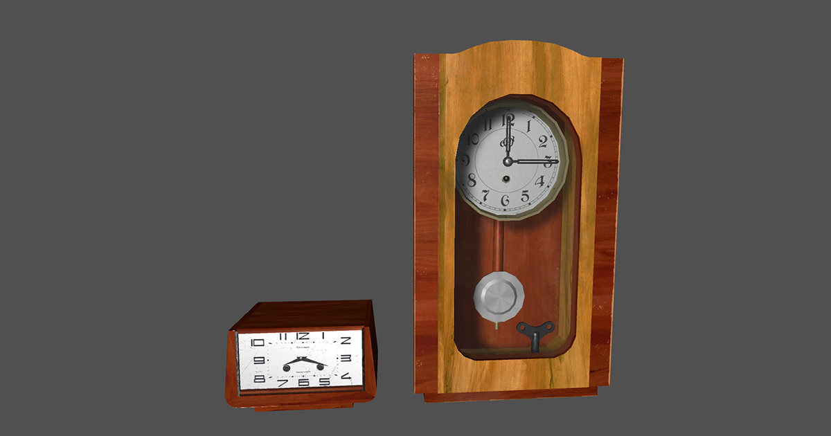 Old soviet clock | 3D Interior | Unity Asset Store