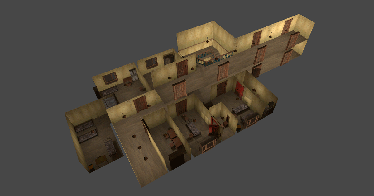 Horror - modular interior and props | 3D Interior | Unity Asset Store