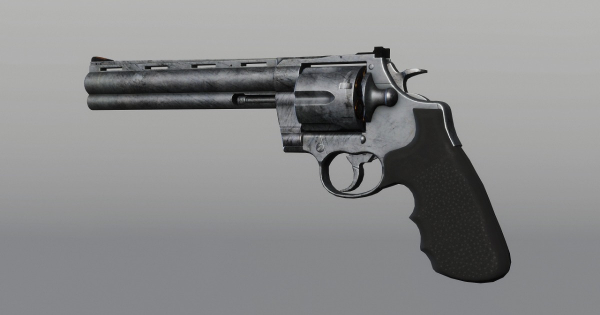 Revolver B | 3D 총기 | Unity Asset Store