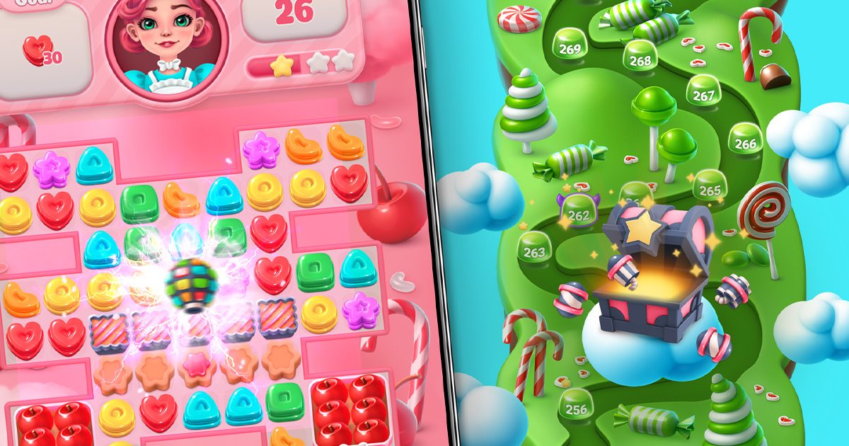 MK Match-3 Kit • Candy Sweet Game Template | Systems | Unity Asset Store