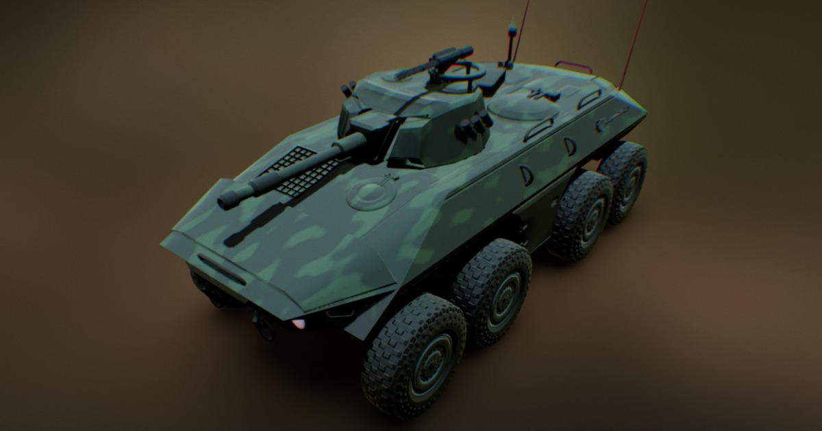 spahpanzer-luchs low poly for game | 3D Vehicles | Unity Asset Store