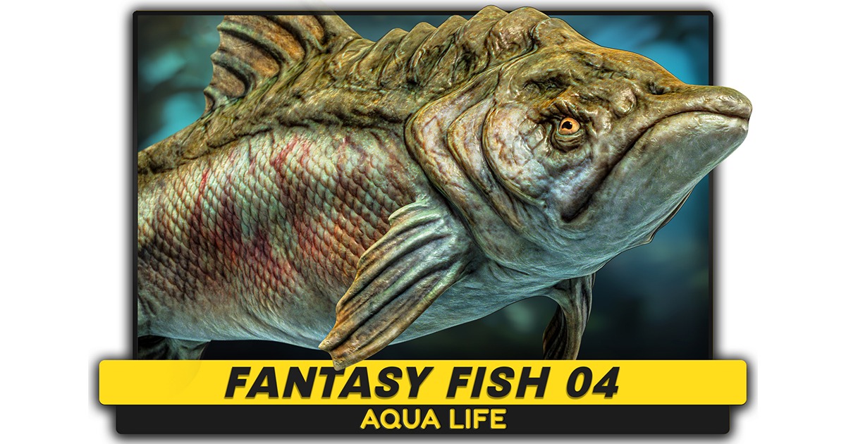 Fantasy Fish 04 - Aqua Life - Underwater Creature - #31 | 3D Creatures | Unity Asset Store