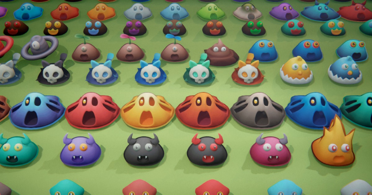 Slime Companions - 294 Variations | 3D Creatures | Unity Asset Store